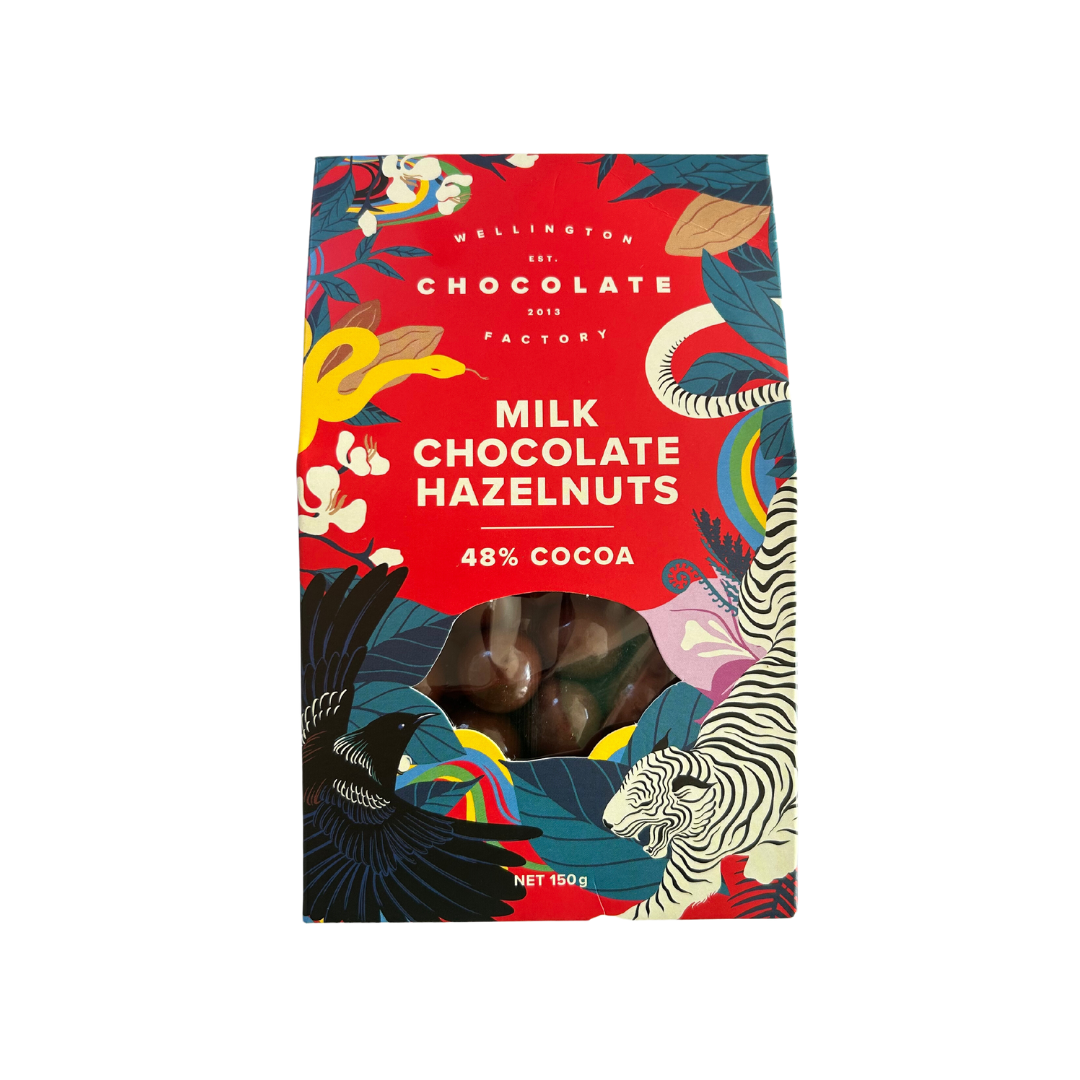 Milk Chocolate covered Hazelnuts 150g – Wellington Chocolate Factory